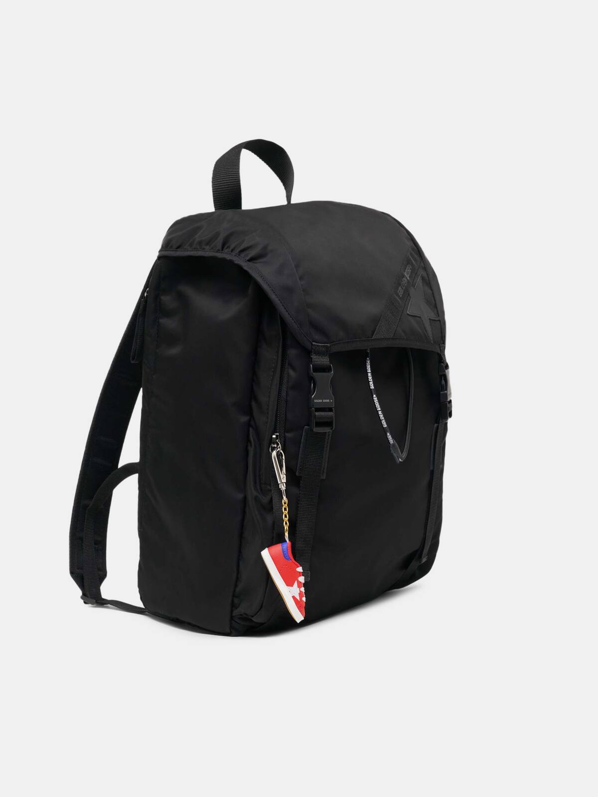 Black nylon Journey backpack | Golden Goose
