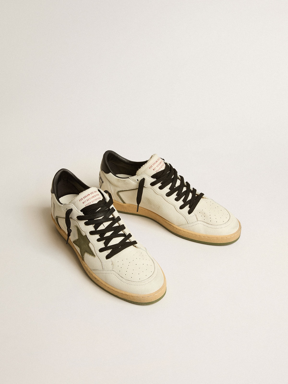 Men's Ball Star LTD in nappa leather with canvas star and black leather ...