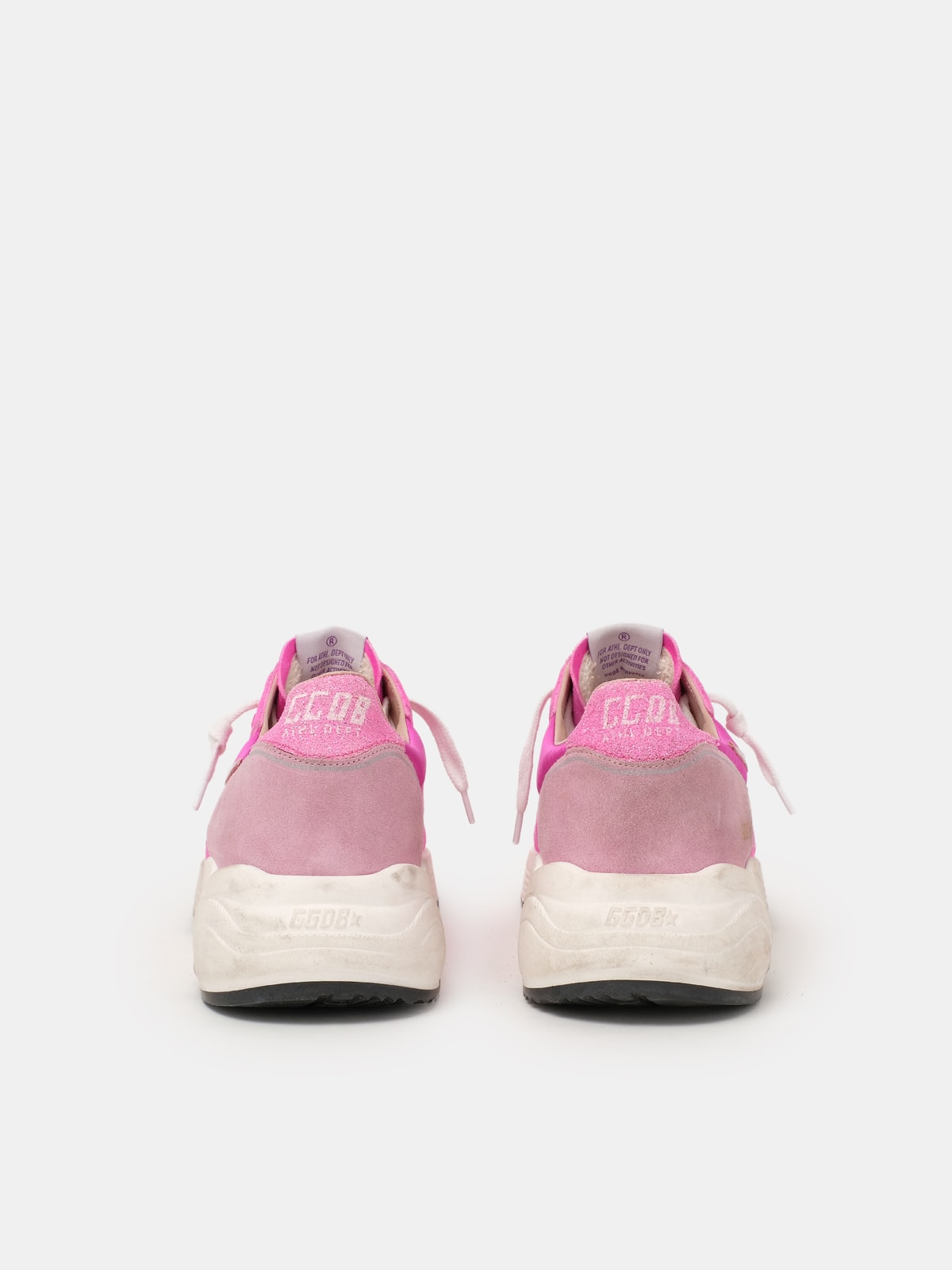 Fuchsia and pink Running Sole sneakers | Golden Goose
